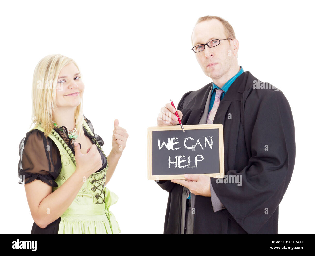 We can help them Cut Out Stock Images & Pictures - Alamy
