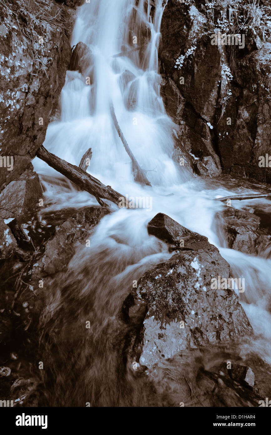 Thimble Berry Falls, Tongass National Forest, Sitka, Alaska, USA Stock ...