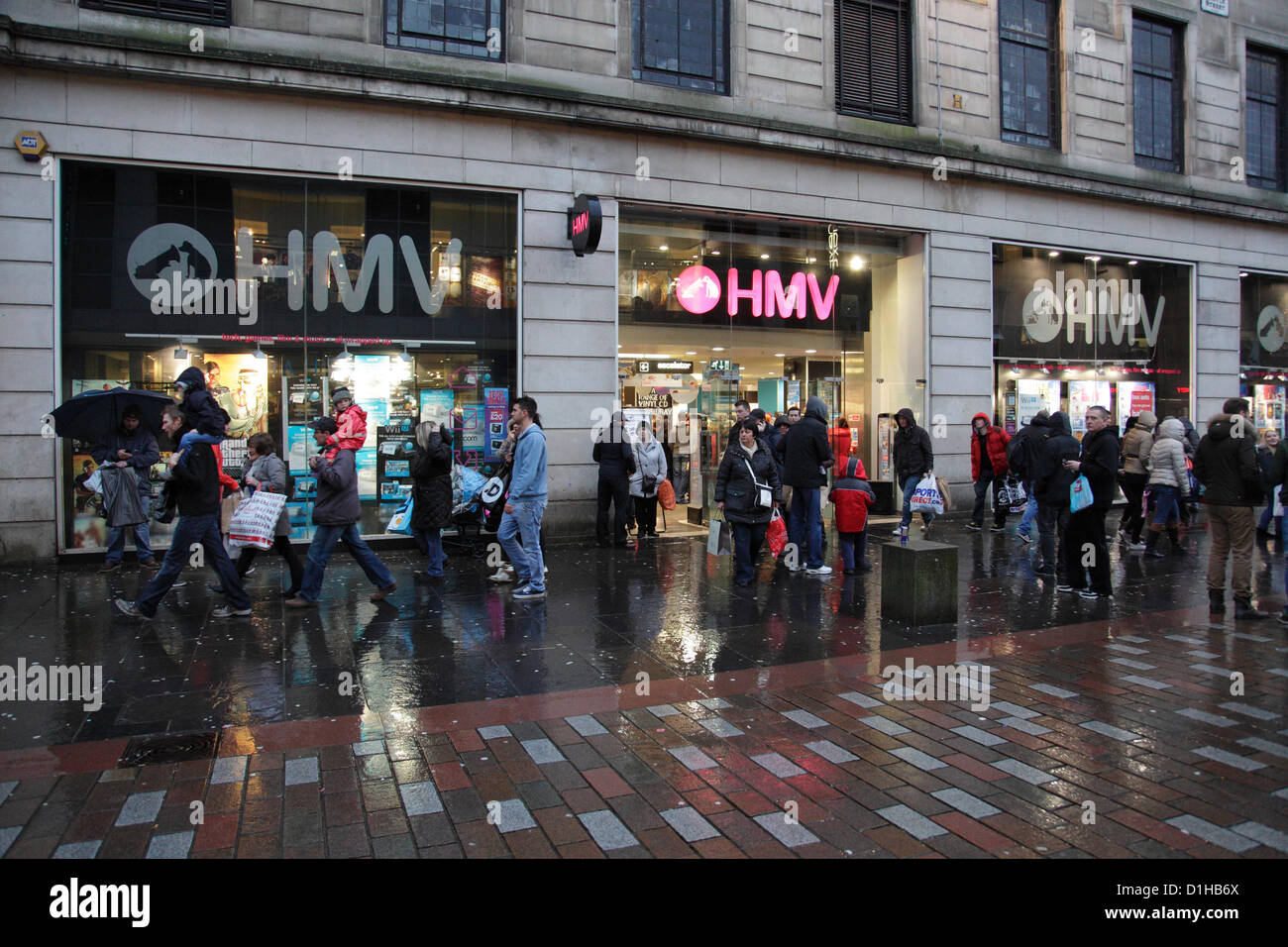 Argyle Street, Glasgow, Scotland, UK, Saturday, 22nd December, 2012 ...