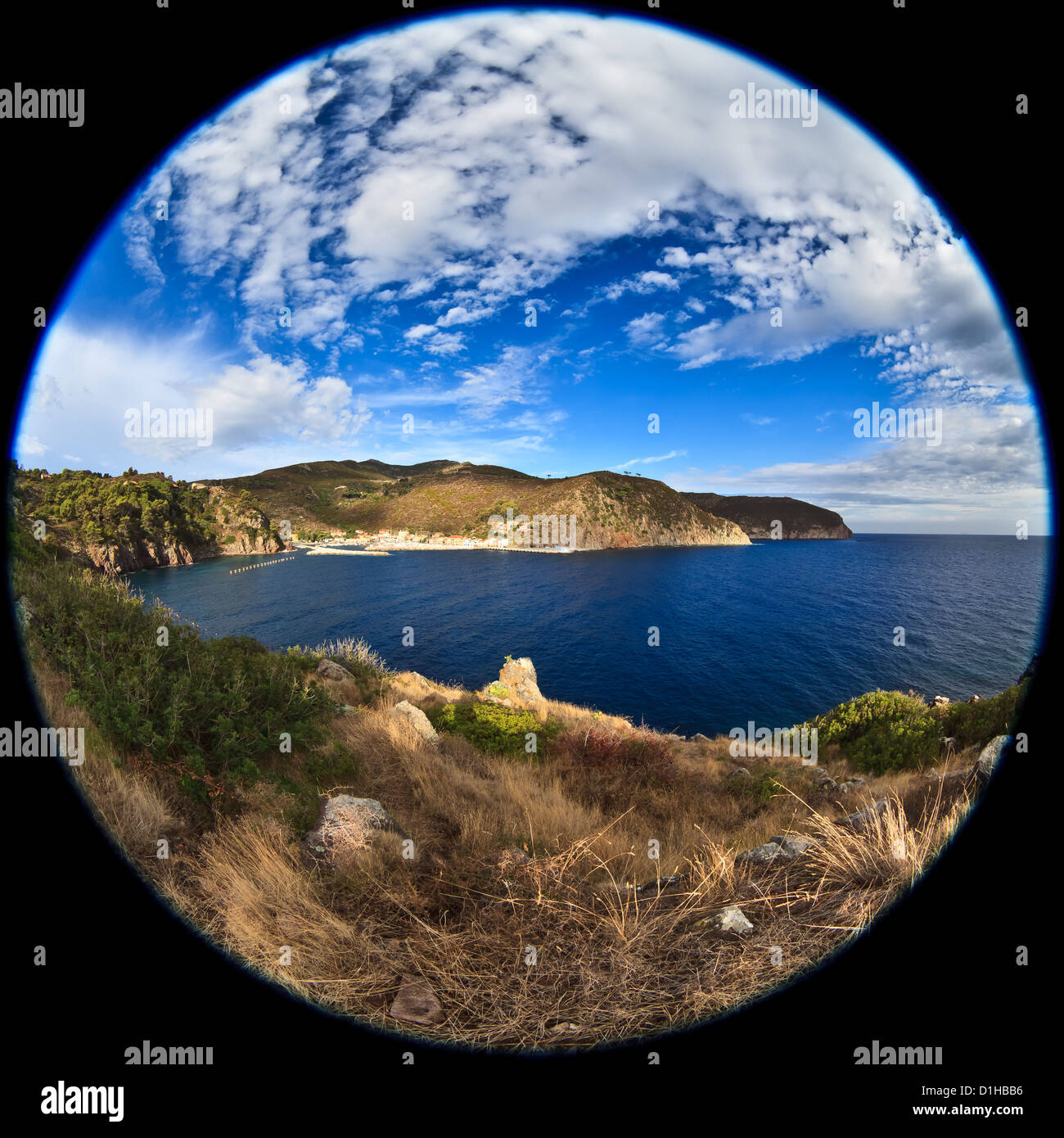 Harbour capraia island hi-res stock photography and images - Alamy