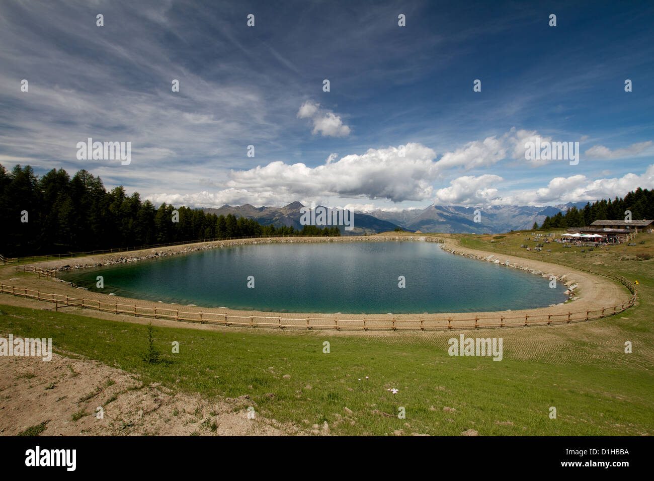 Pila - Aosta Valley Stock Photo - Alamy