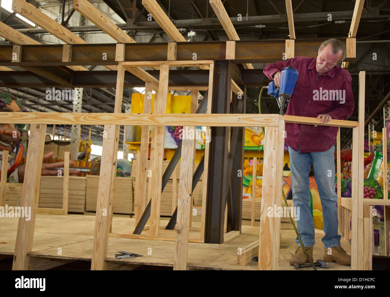 Fantasy culture float carpenter art hi-res stock photography and images ...