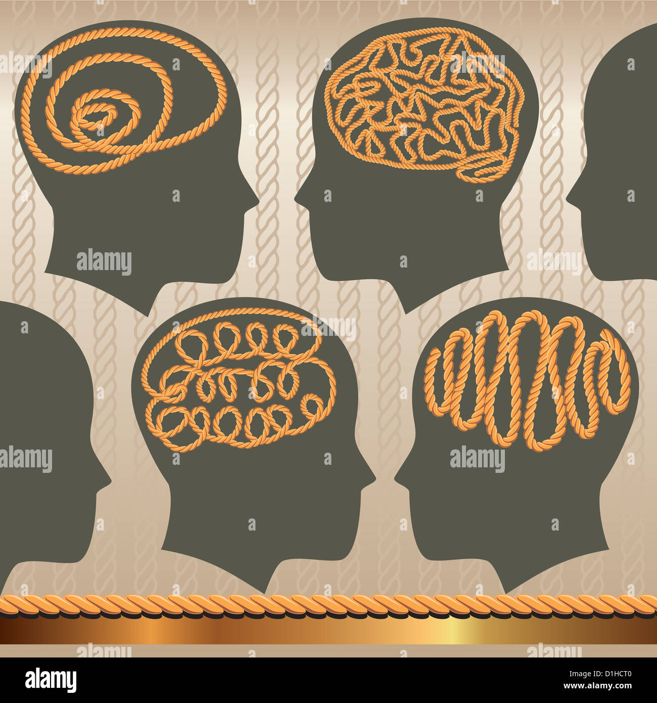 Brain string hi-res stock photography and images - Alamy