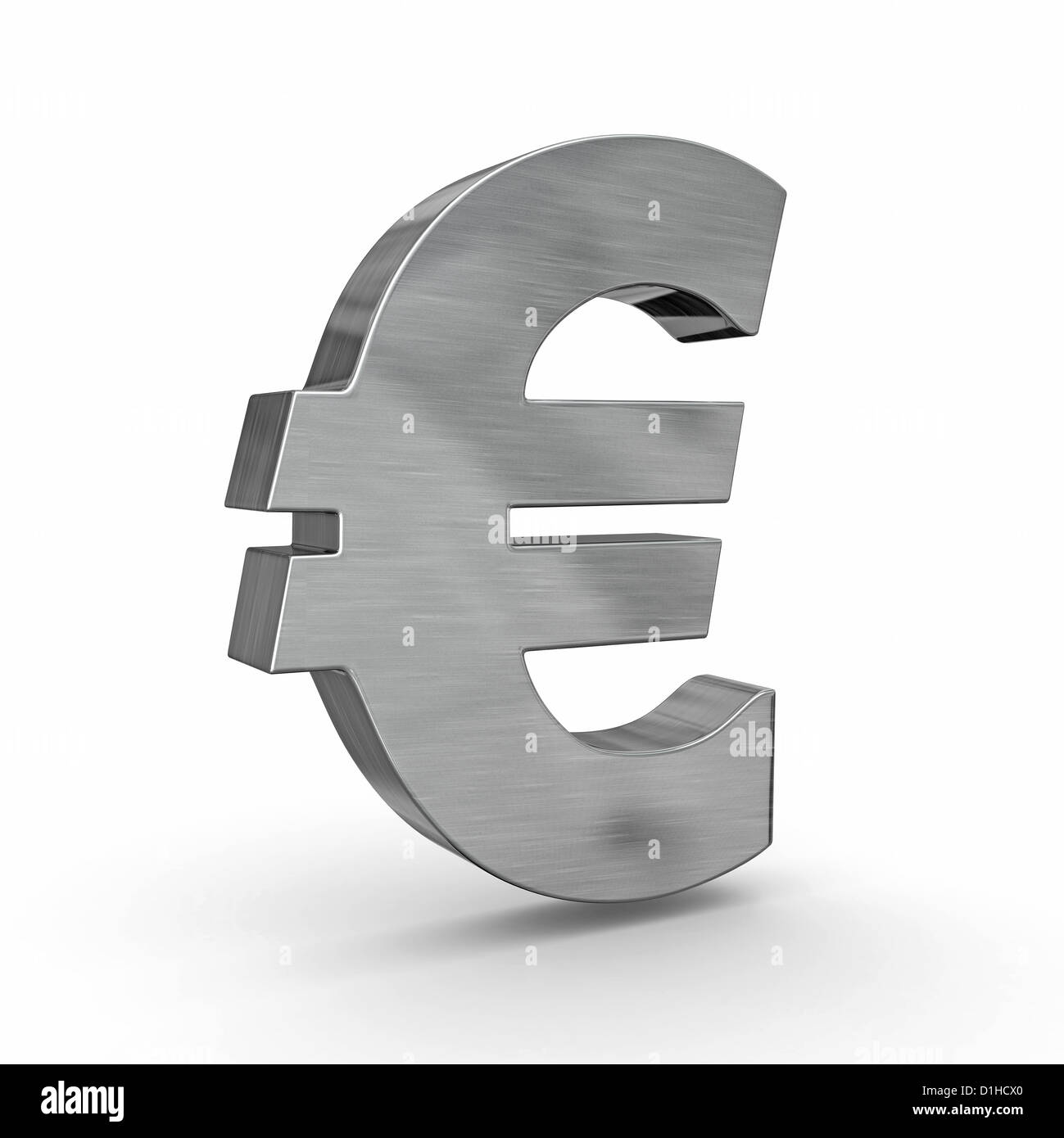 Sign of euro on white isolated background. 3d Stock Photo - Alamy
