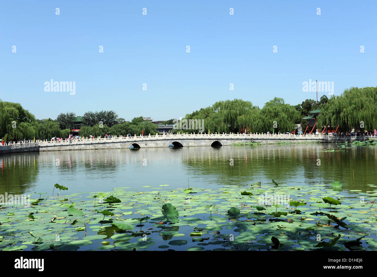 Summer Beijing Beihai Park Stock Photo - Alamy