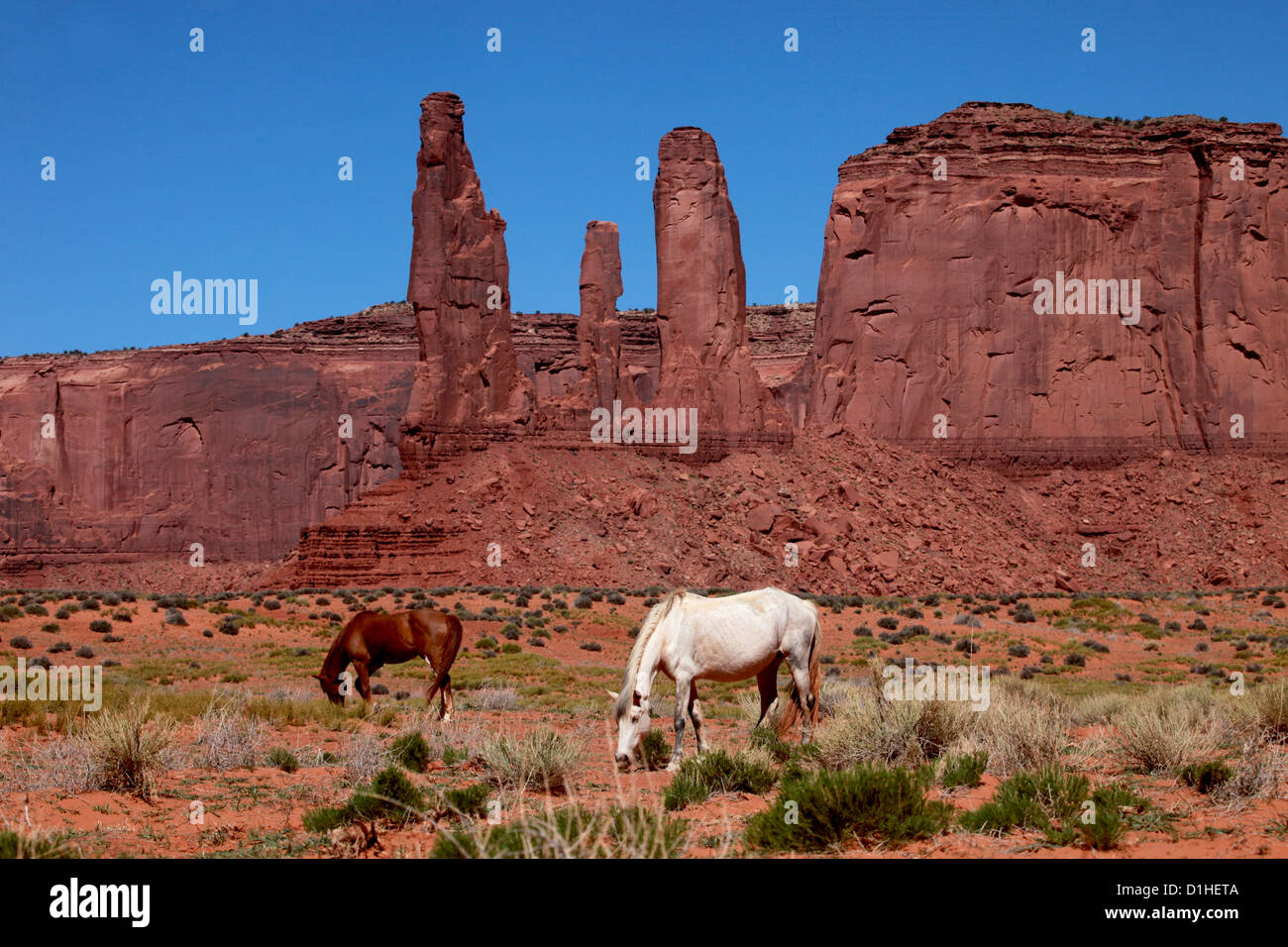Beautiful Monument Valley Landscape Stock Photo - Alamy