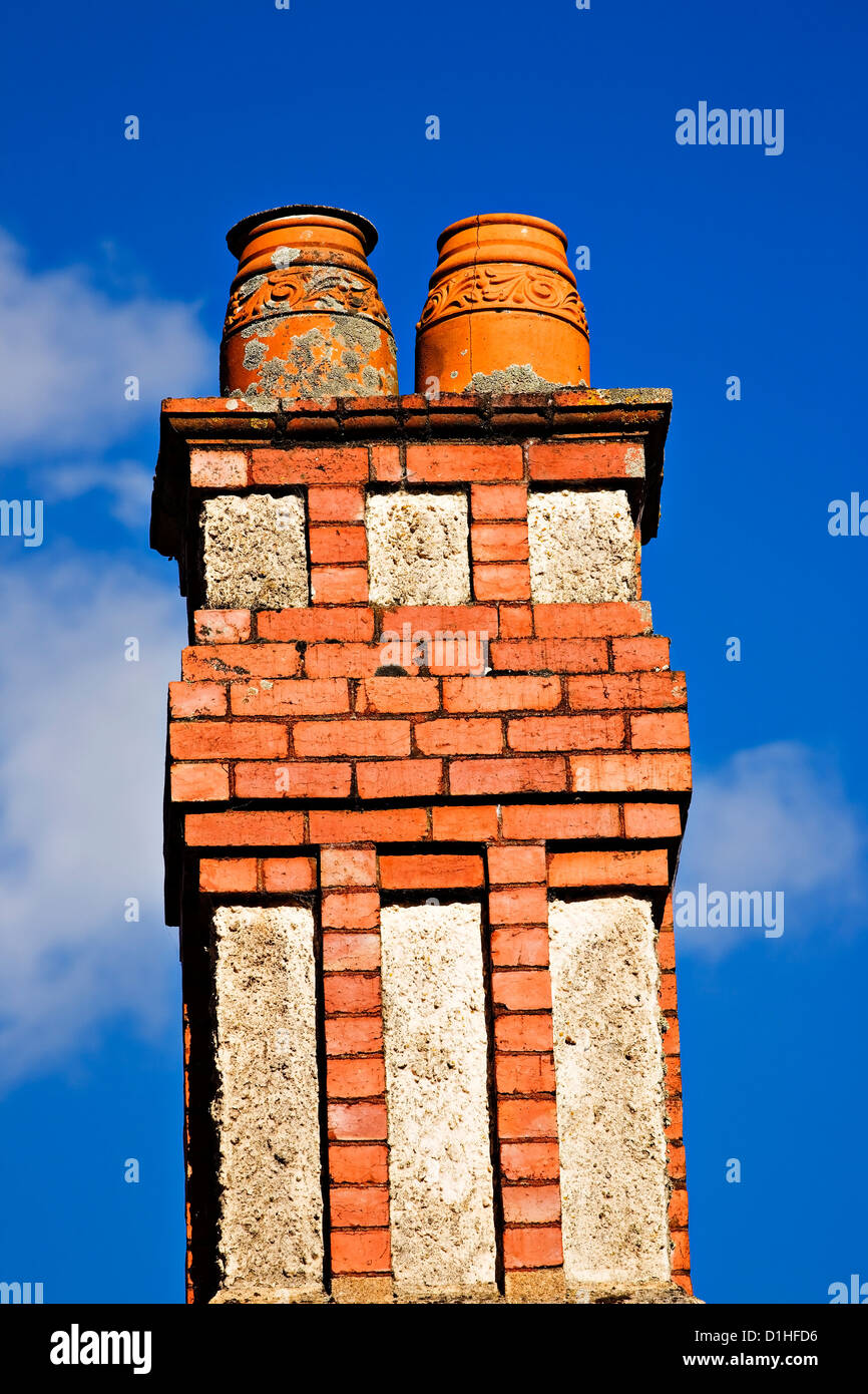Ballarat Australia / Facade details of an ornate old style chimney in ...