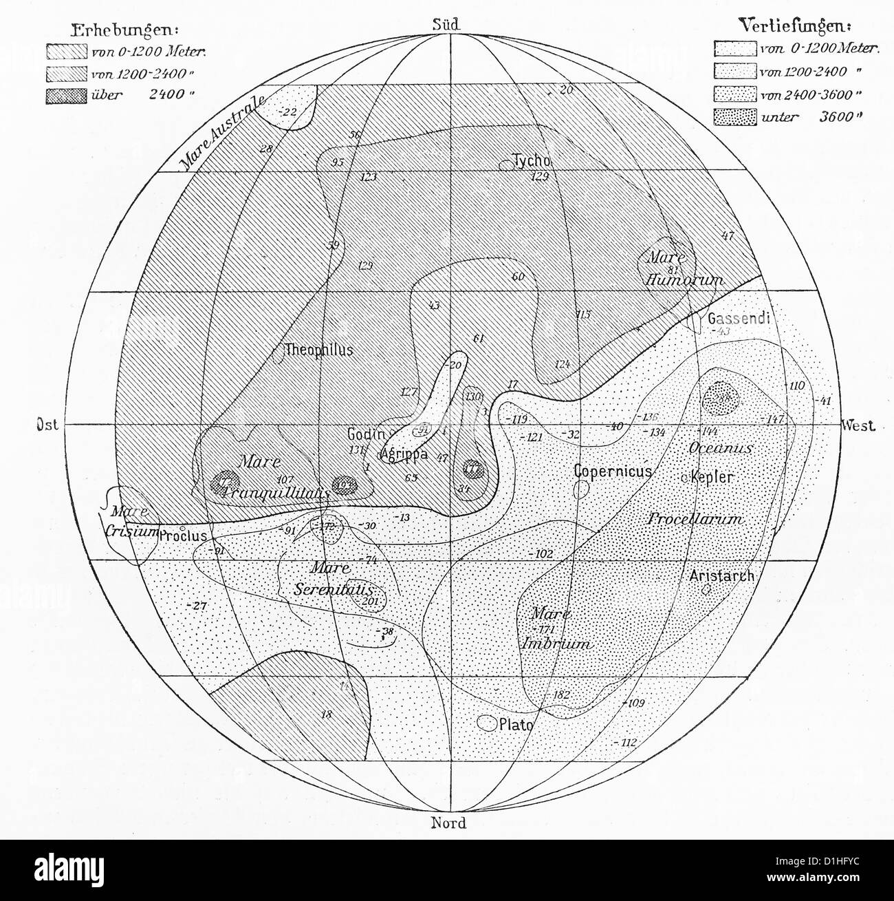 Moon map hi-res stock photography and images - Alamy