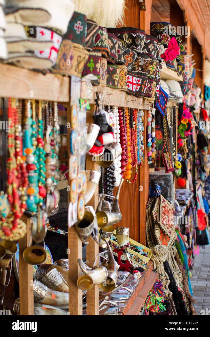 Street market in Tbilisi, Georgia where you can to buy the colorful ...
