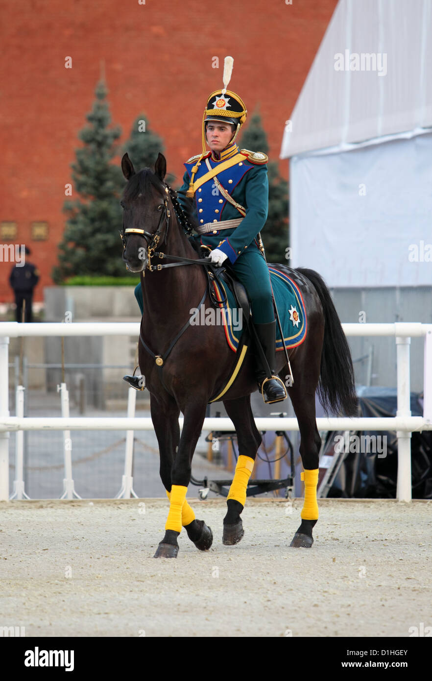 Presidential Regiment's Cavalry Escort moves on Red Square in Moscow ...