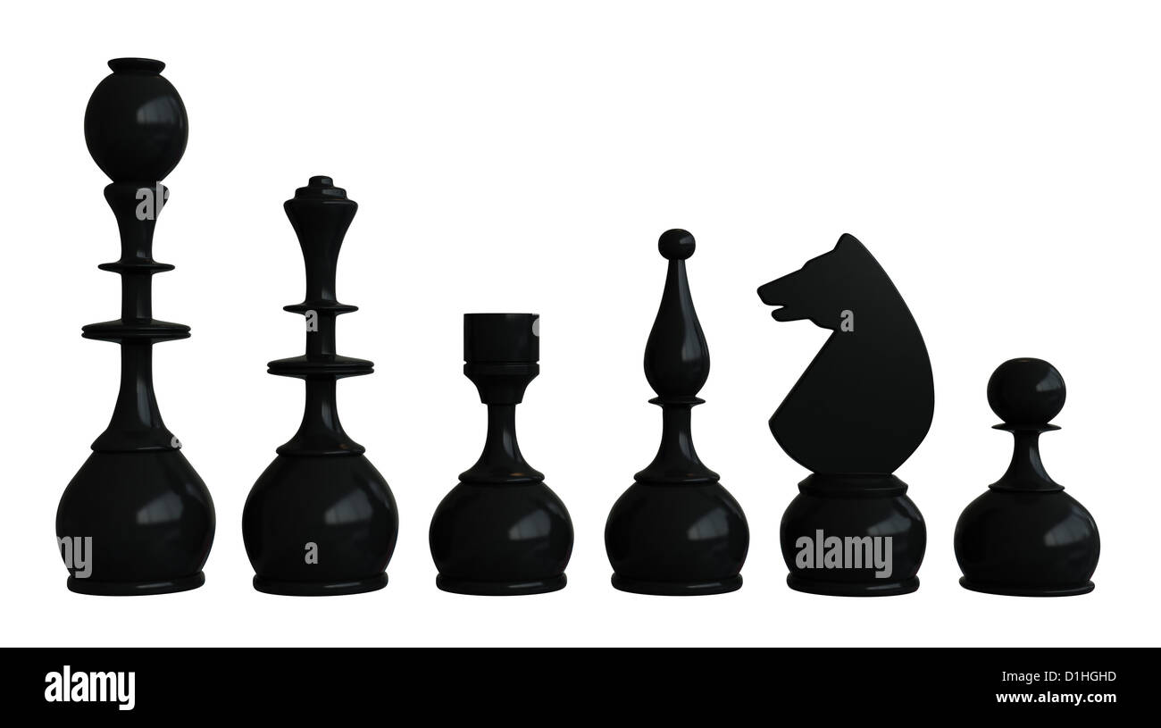 Chess pieces cutout hi-res stock photography and images - Alamy