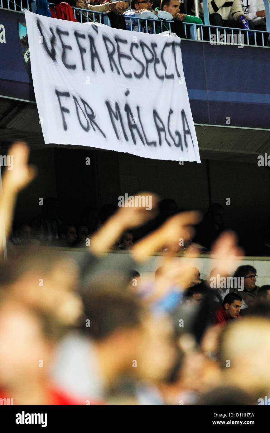 Malaga cf fans hi-res stock photography and images - Alamy