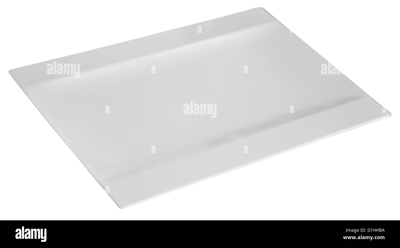 On table empty plate Cut Out Stock Images & Pictures - Alamy