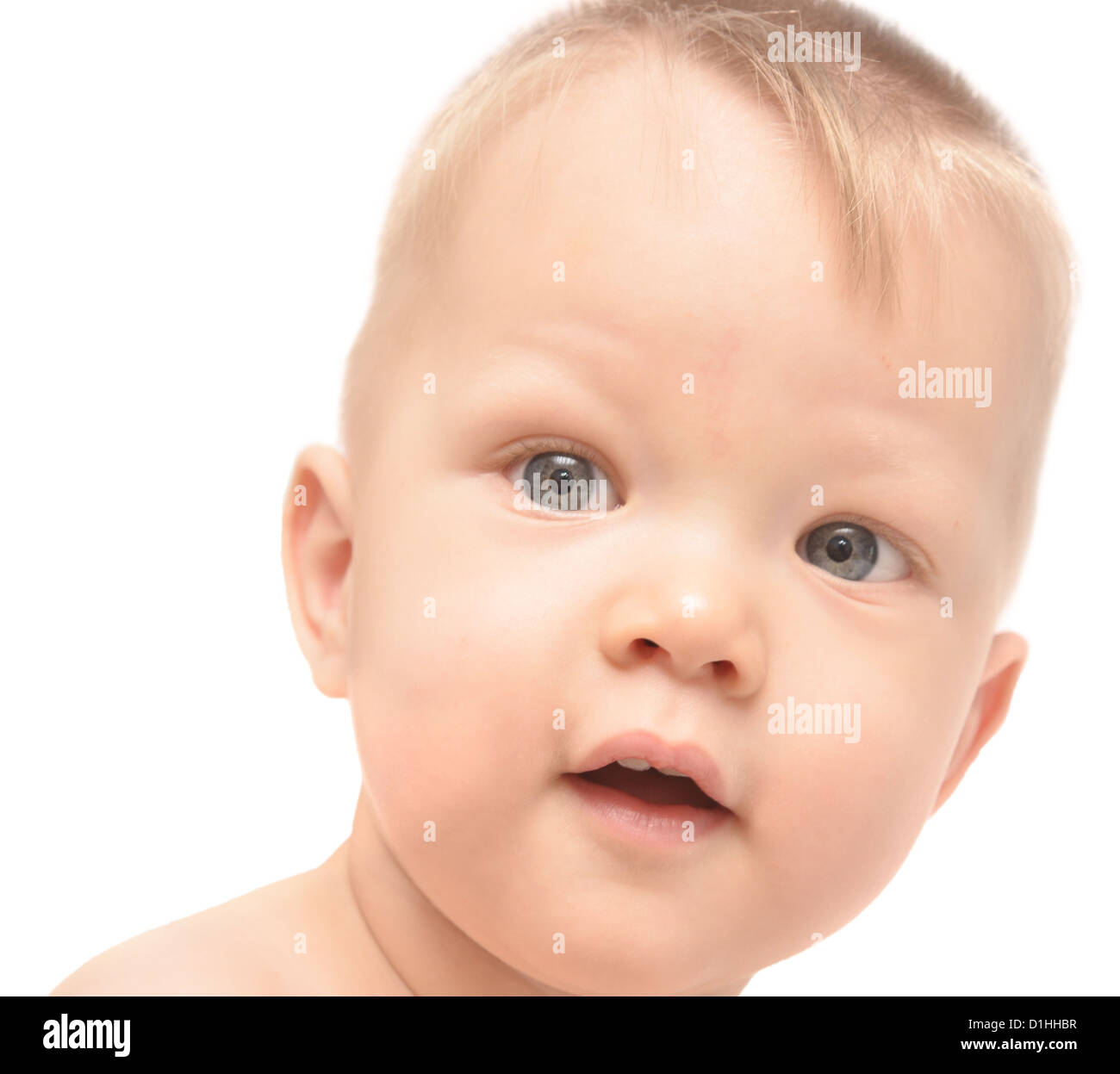 Baby isolated on white hi-res stock photography and images - Alamy