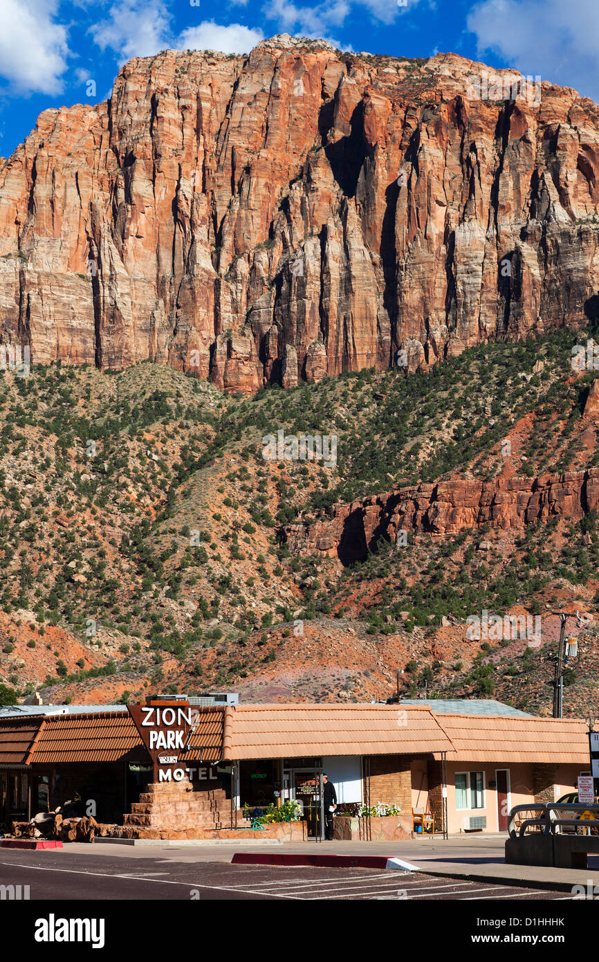 The Zion Park Motel, Springdale, Utah Stock Photo - Alamy