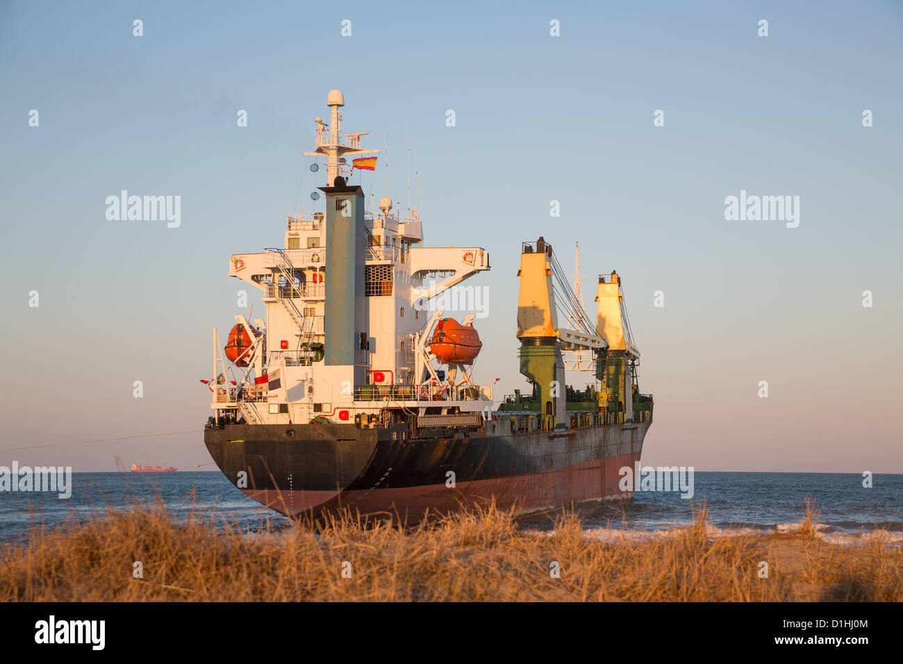 Cargo ship rear view hi-res stock photography and images - Alamy