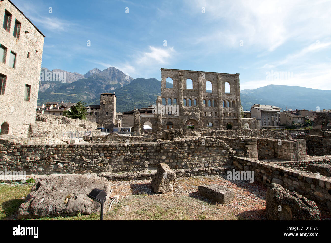 Aosta - Italy Stock Photo - Alamy