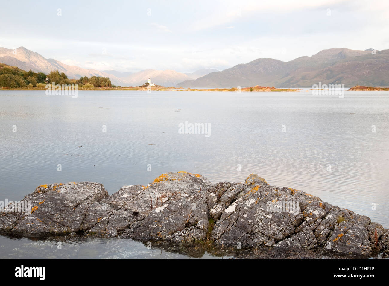 Isle Ornsay Lighthouse; Isle of Skye; Scotland; UK Stock Photo - Alamy