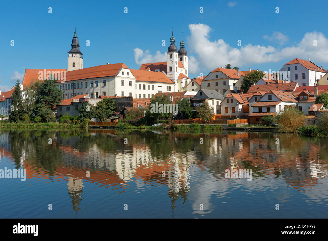 Telc Castle, South Moravia, Czech Republic Stock Photo - Alamy