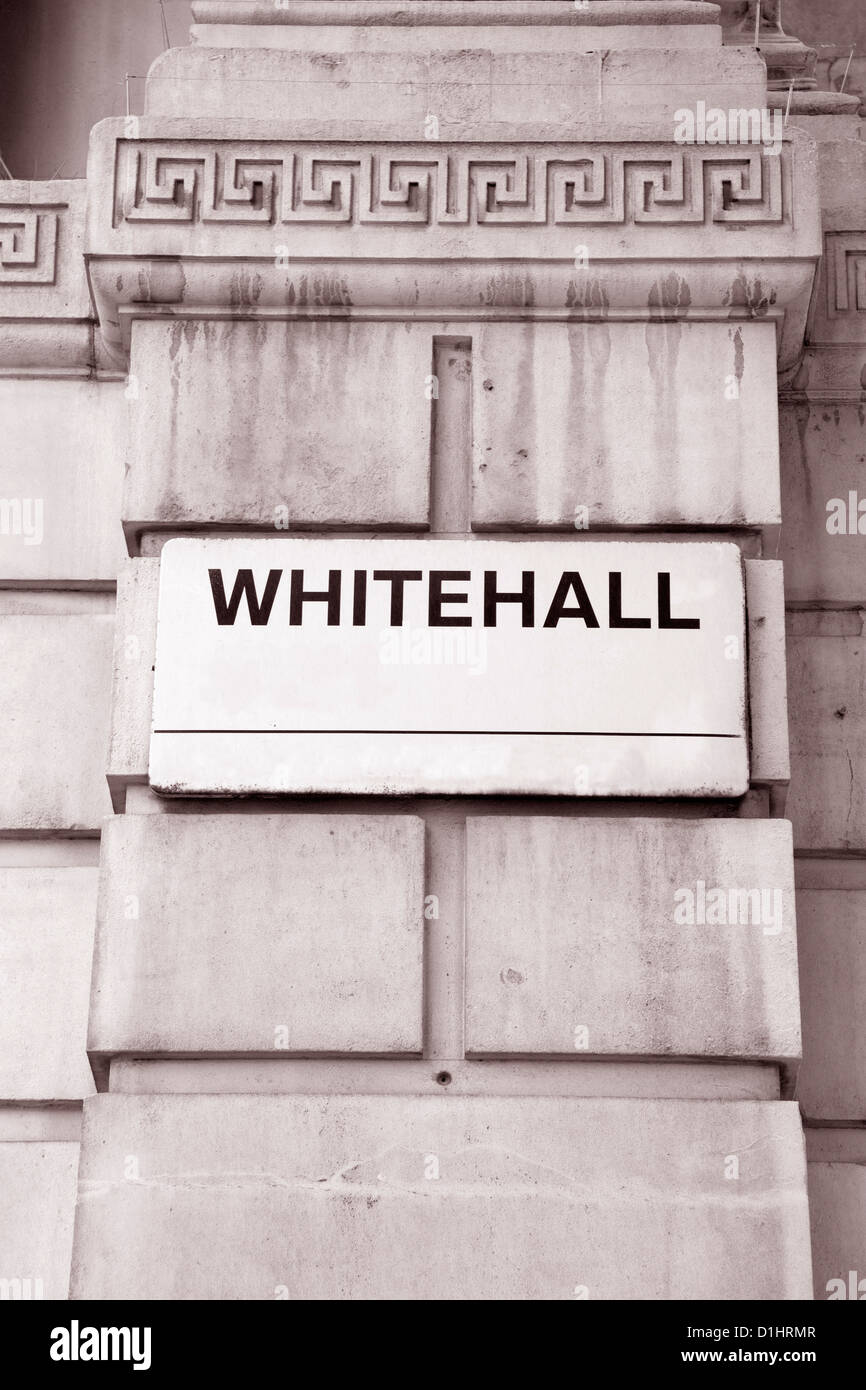 Whitehall street sign hi-res stock photography and images - Alamy