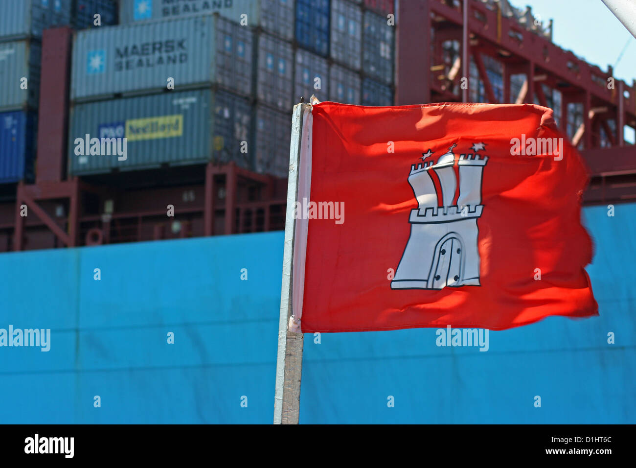 flag of hamburg Stock Photo - Alamy
