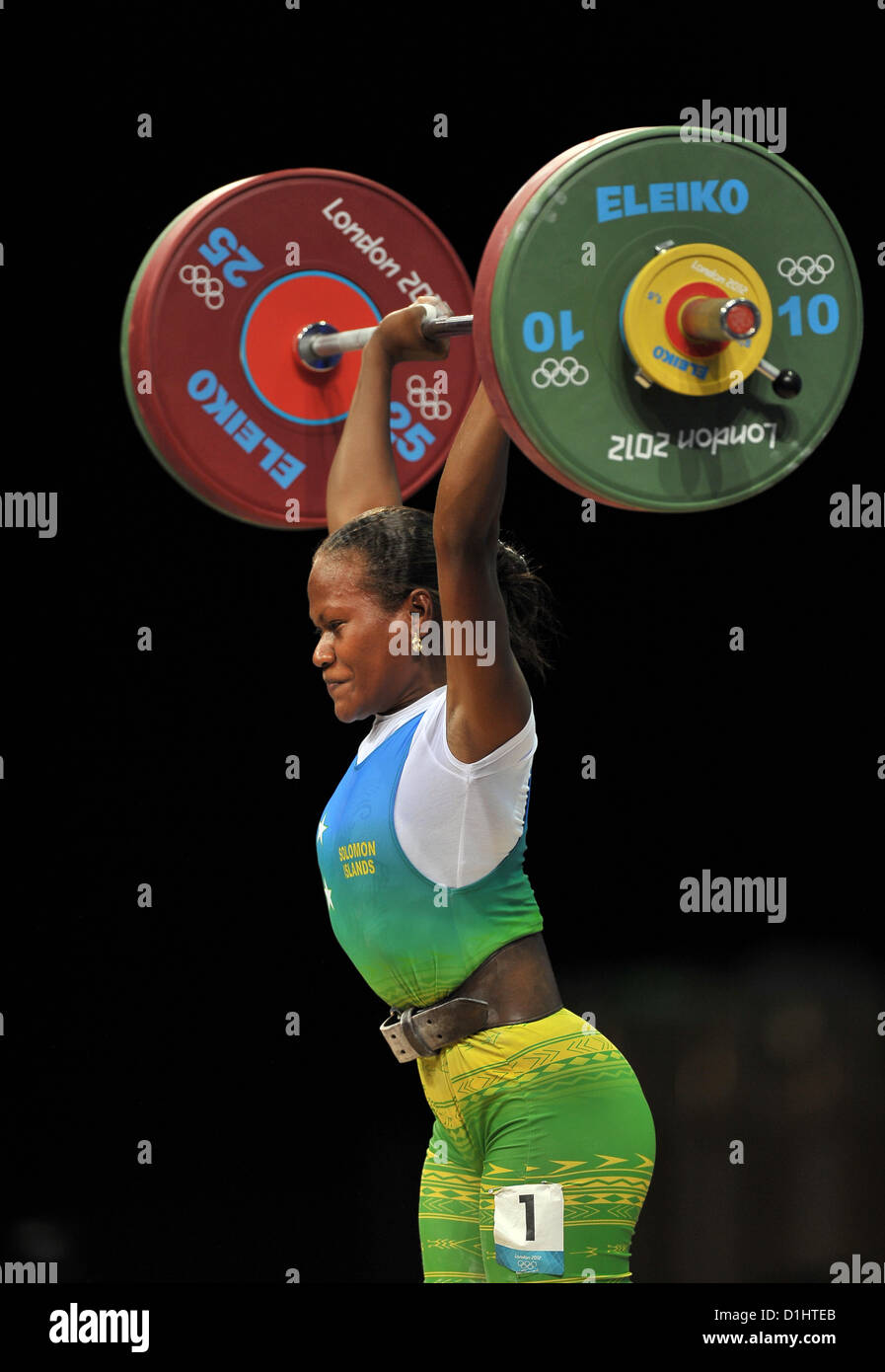 Jenly Tegu Wini (Solomon Islands) Womens weightlifting - 58kg Group B ...