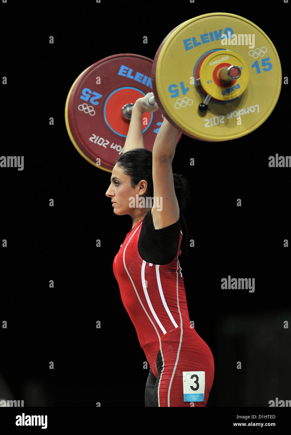 Bediha Tunadagi (Turkey) Womens weightlifting - 58kg Group B Stock ...