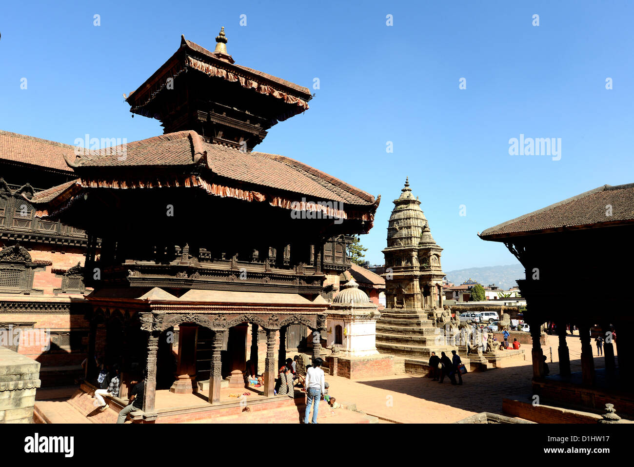 Chyasilim Mandap temple Durbar square Bhaktapur Nepal Stock Photo - Alamy