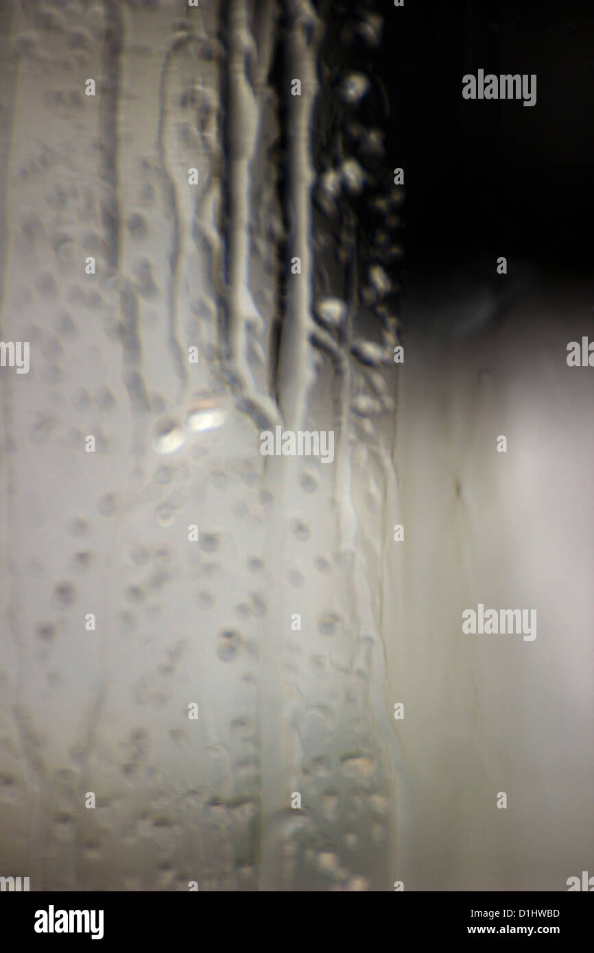 Rain prong - rain falling down a window in a cafe in Waterhead near ...
