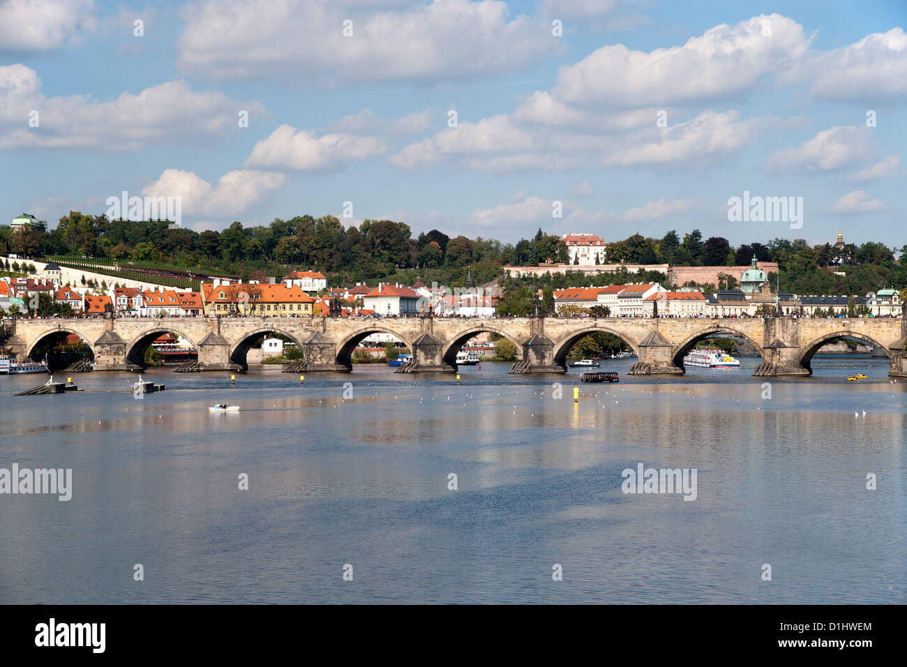 Vltava river view charles hi-res stock photography and images - Alamy