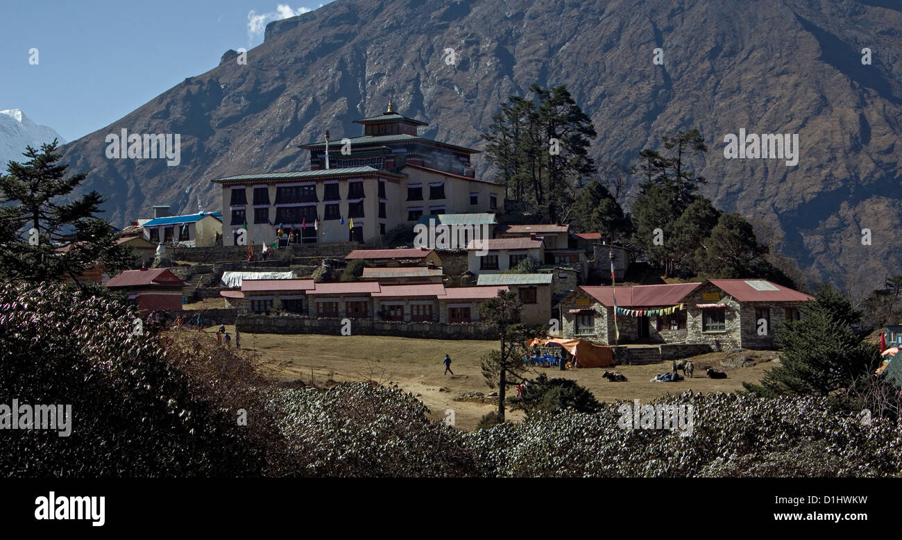 Mount everest monastery hi-res stock photography and images - Alamy