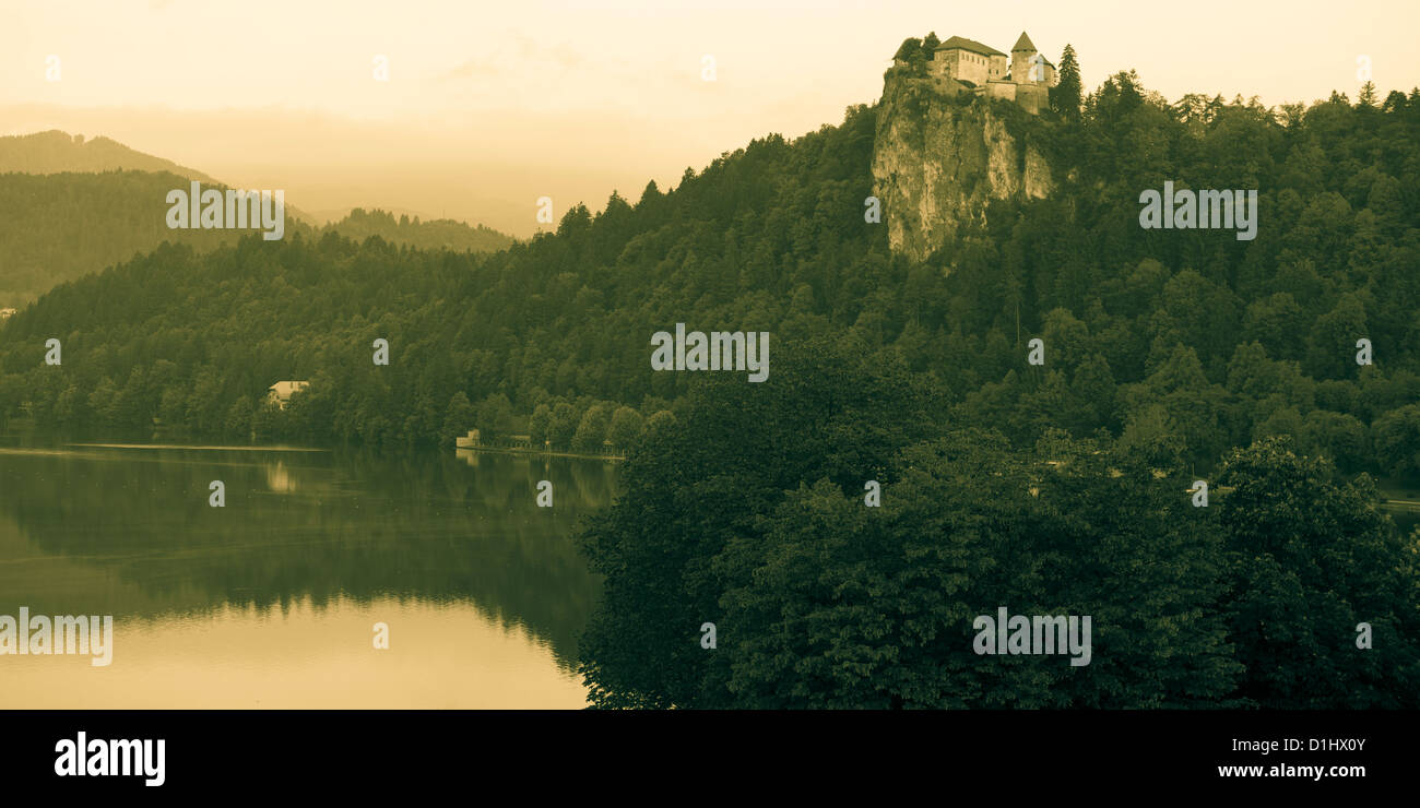 Sepia castle hi-res stock photography and images - Alamy