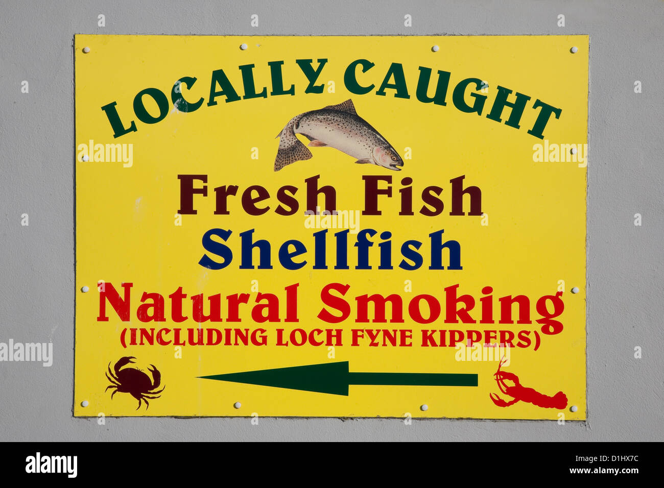 Shellfish Sign High Resolution Stock Photography and Images - Alamy