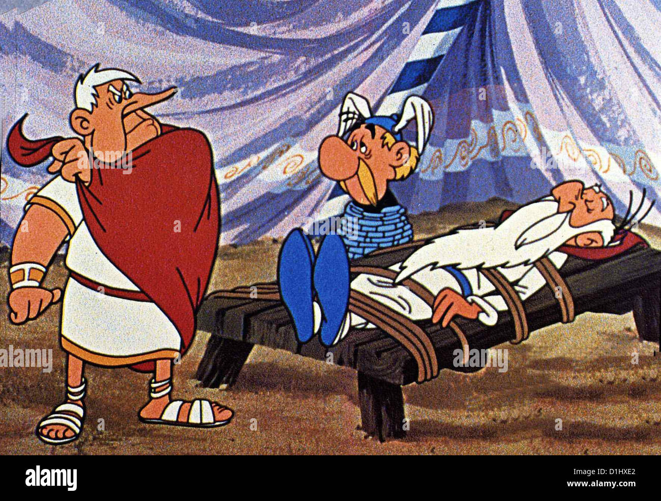 Asterix, Der Gallier Asterix Le Gaulois Asterix (m) und Miraculix (r) werden von den Roemern ...