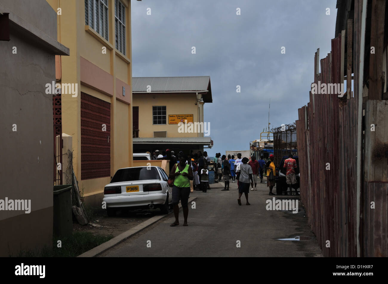 Grenada caribbean busy street High Resolution Stock Photography and ...
