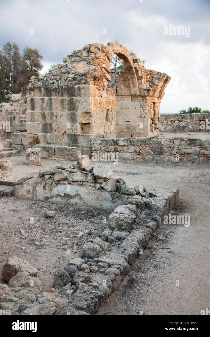 Saranda colones castle achaeological complex hi-res stock photography ...