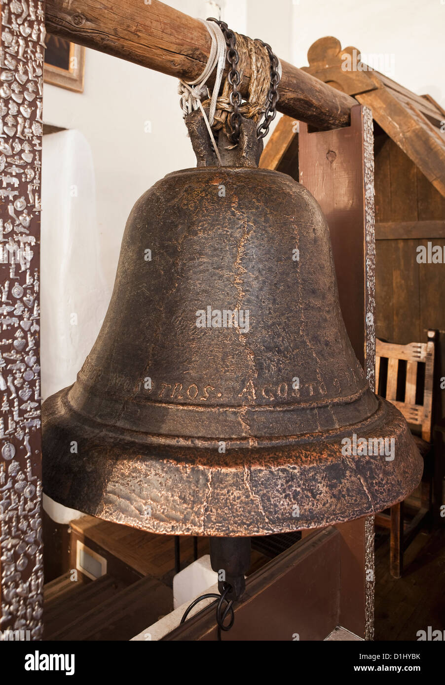 Old mission church interior hi-res stock photography and images - Alamy