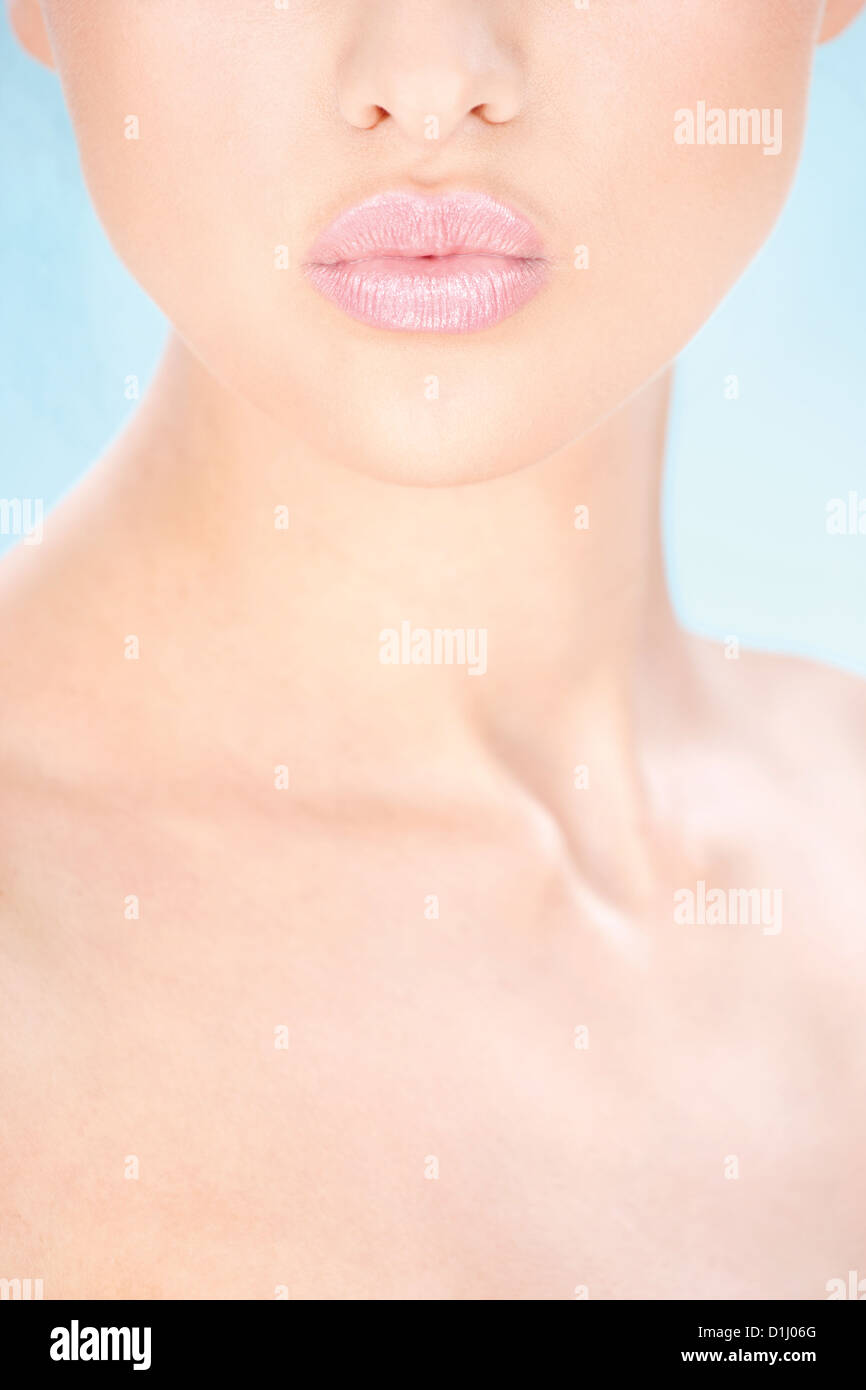 Part of a woman's face Stock Photo - Alamy