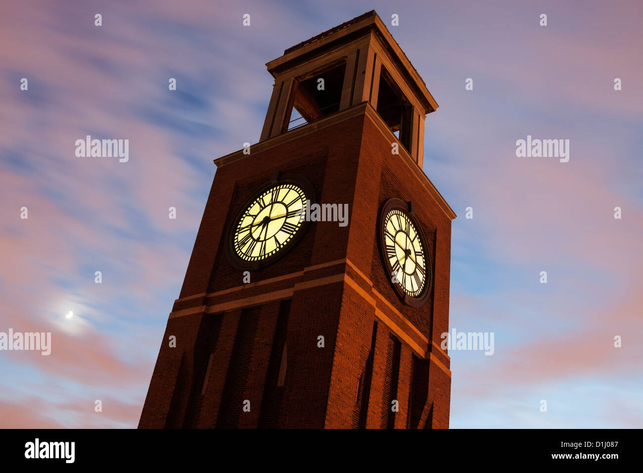 Clock Tower - north side of Chicago Stock Photo - Alamy