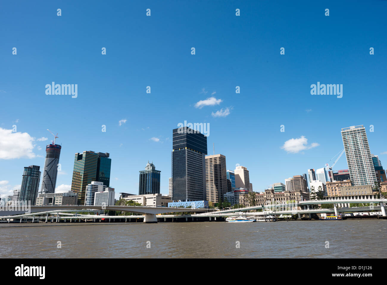 Brisbane river and city skyline hi-res stock photography and images - Alamy
