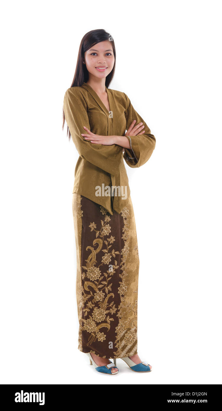 Girl in traditional malay dress hi-res stock photography and images - Alamy