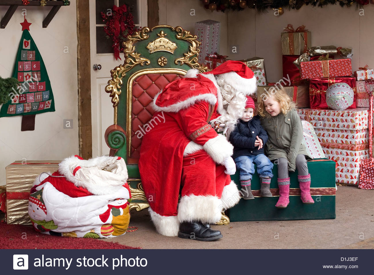 Father Christmas Grotto High Resolution Stock Photography and Images ...