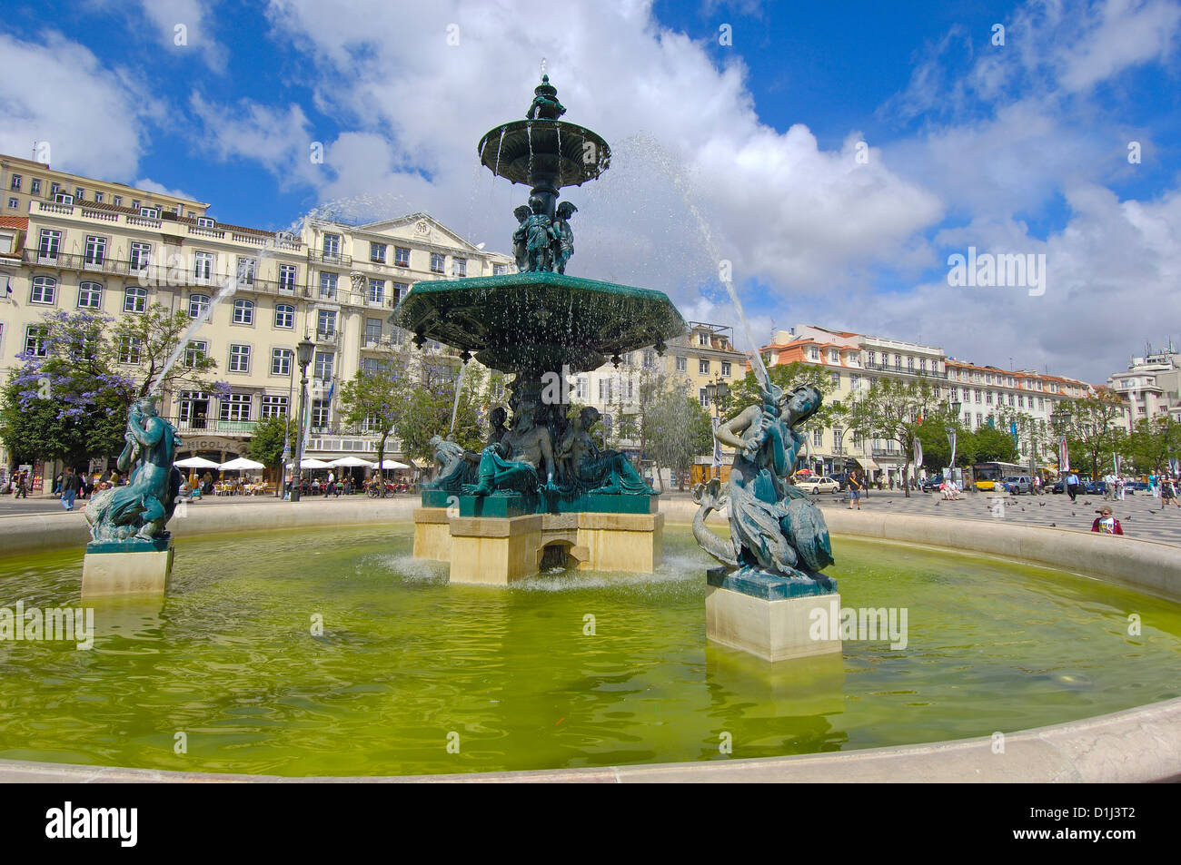 Lisbon, Dos Restauradores Square, Praça dos restauradores, Baixa ...