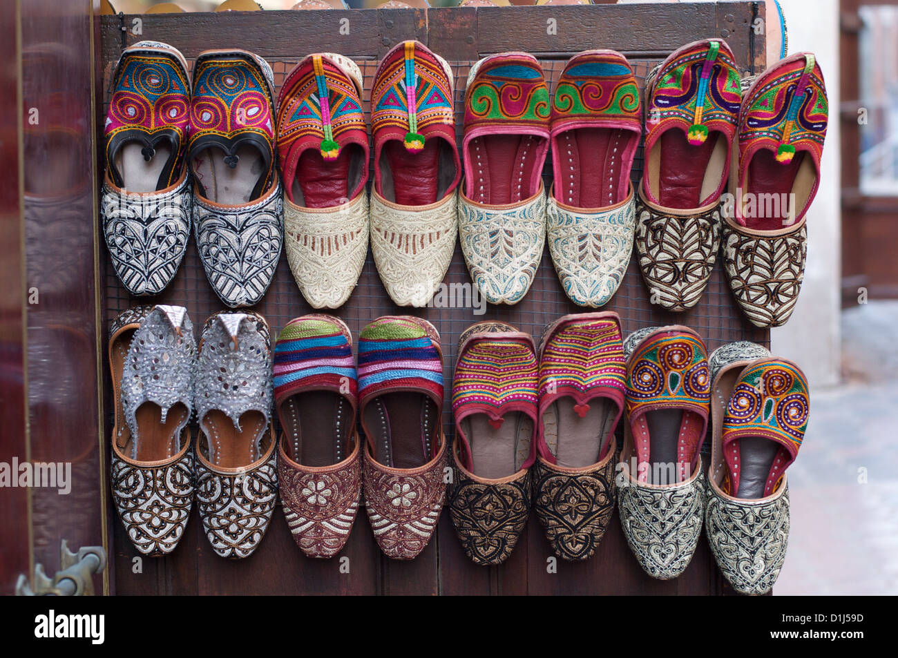 Traditional arabian slippers hi-res stock photography and images - Alamy
