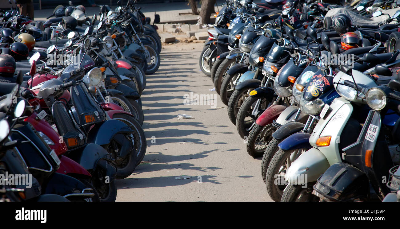 Two wheeler parking hi-res stock photography and images - Alamy