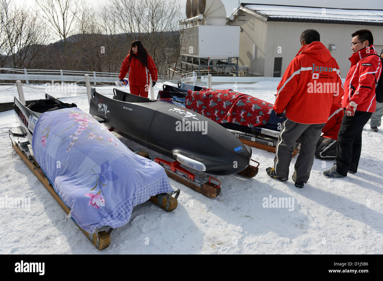 Nagano bobsleigh luge park hi-res stock photography and images - Alamy