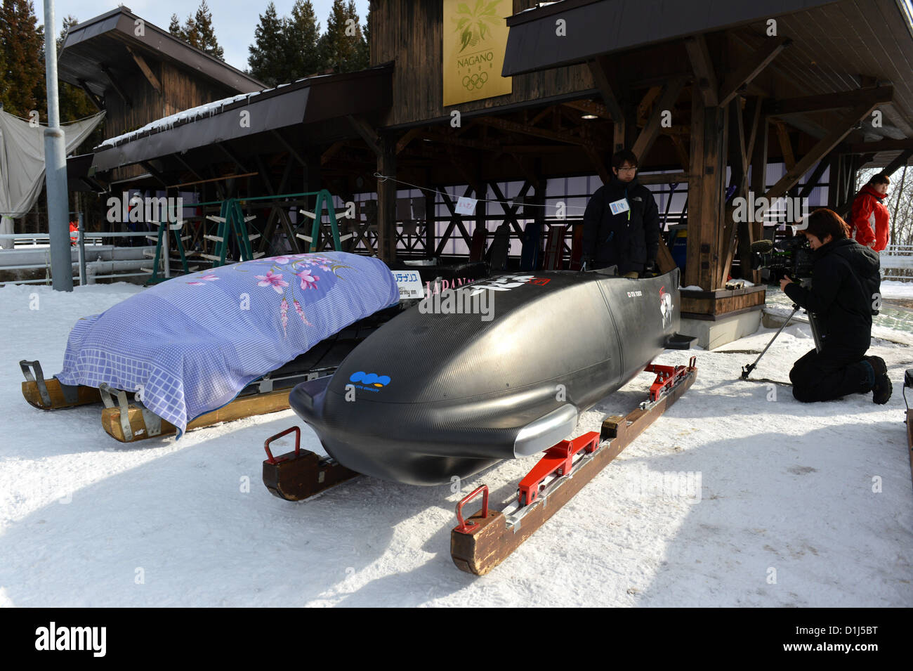 Nagano bobsleigh luge park hi-res stock photography and images - Alamy