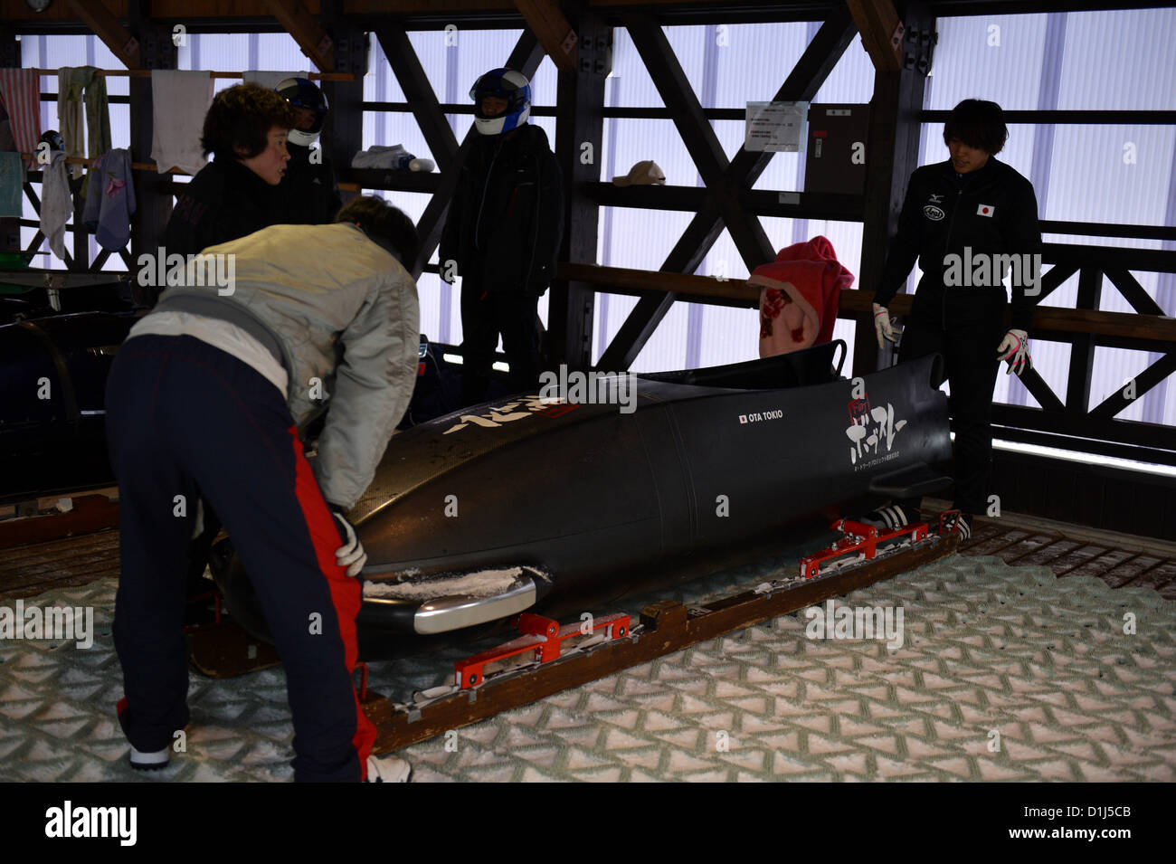 Nagano bobsleigh luge park hi-res stock photography and images - Alamy