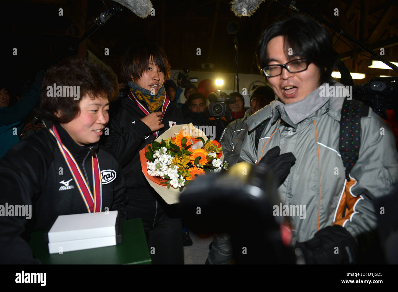 (L to R) Misuzu Yoshimura (JPN), Konomi Asazu (JPN), DECEMBER 23, 2012 ...