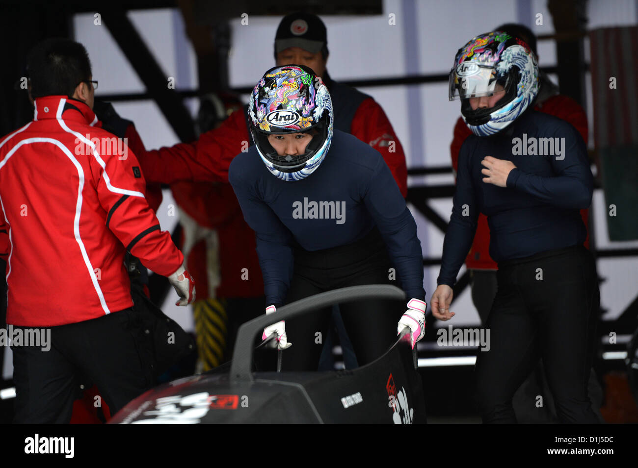 Nagano bobsleigh luge park hi-res stock photography and images - Alamy